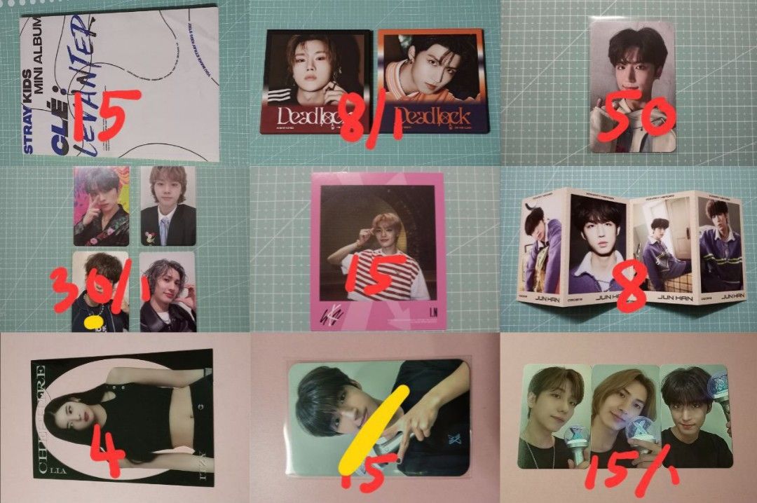 Stray Kids Xdinary Heroes Itzy Twice Nmixx Unsealed Album Photocard POB ...