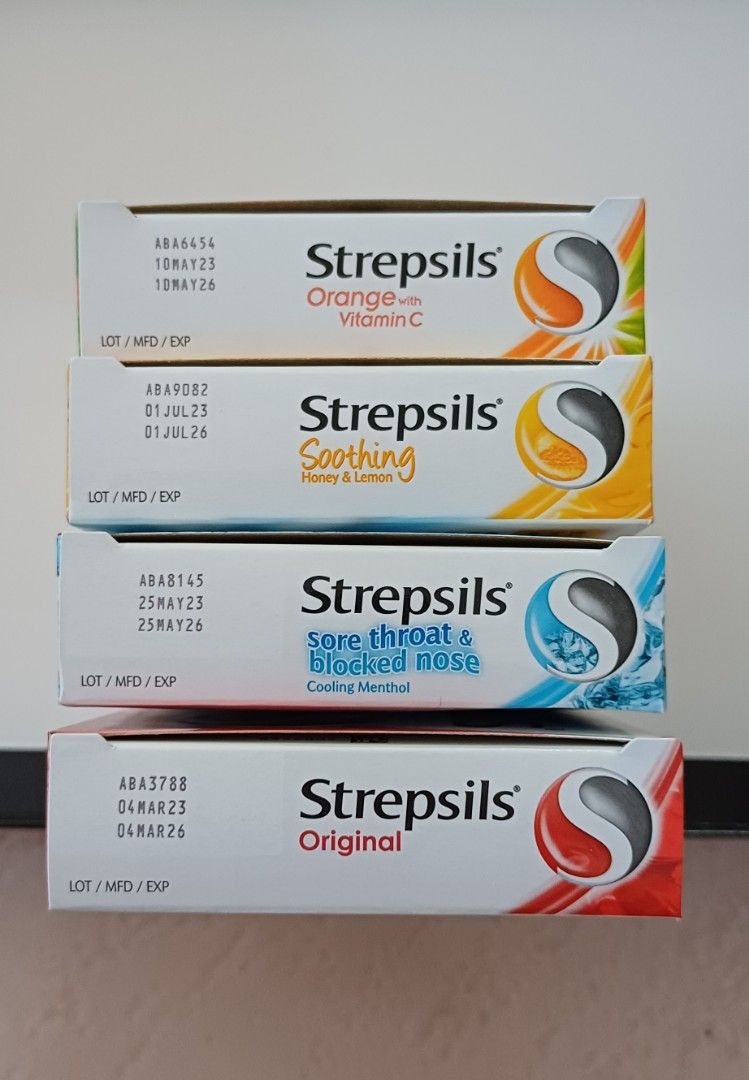 Strepsils Antiseptic Lozenges Gift Box, Health & Nutrition, Health ...