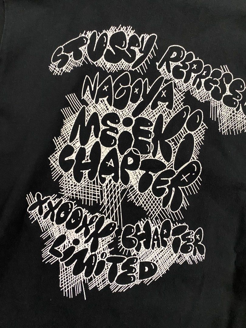 Vintage Stussy Nagoya meiki chapter x Kevin lyons, Men's Fashion, Tops ...