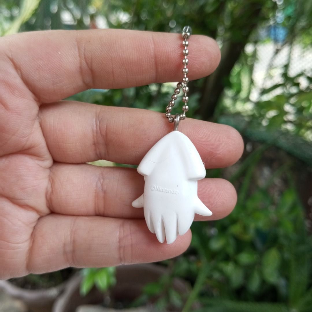 Super Mario Blooper Mascot Keychain, Hobbies & Toys, Toys & Games on ...