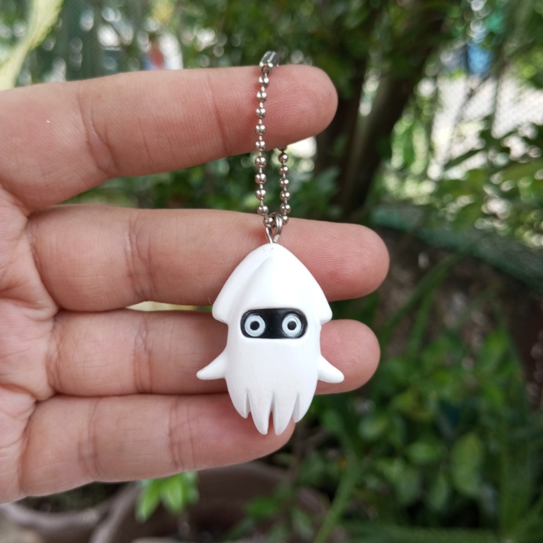 Super Mario Blooper Mascot Keychain, Hobbies & Toys, Toys & Games on ...