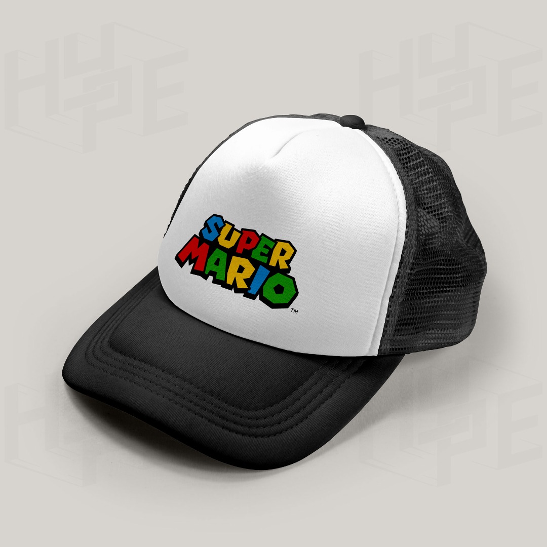 Super Mario Trucker Net Cap, Men's Fashion, Watches & Accessories, Caps ...
