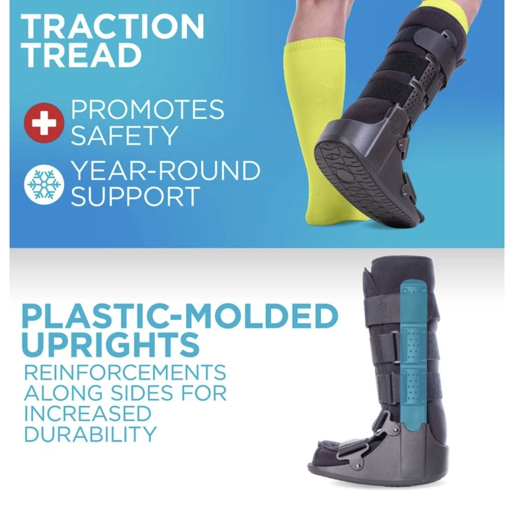Tall Air Compression Walker Boot for More Severe Ankle, Foot, Leg ...
