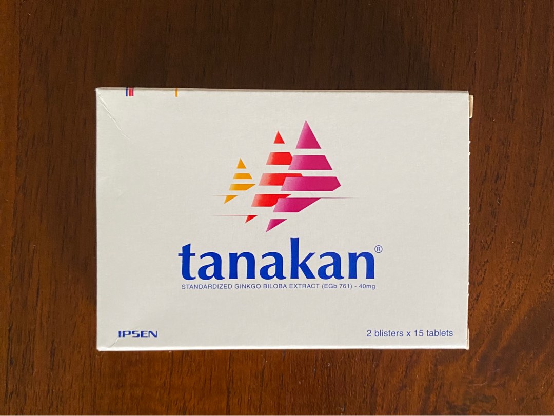 Tanakan 40mg - Gingko Biloba Extract, Health & Nutrition, Health Supplements, Vitamins ...