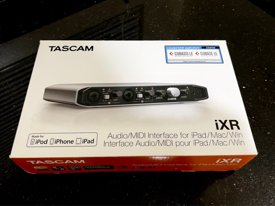 TASCAM IXR | Audio Interface with Midi, Audio, Other Audio Equipment on ...