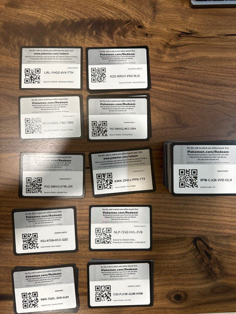 pokemon code card colors