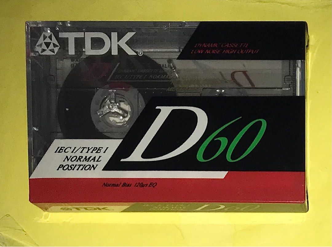 TDK D60 NORMAL BLANK CASSETTE JAPAN , Hobbies & Toys, Music & Media, CDs & DVDs on Carousell