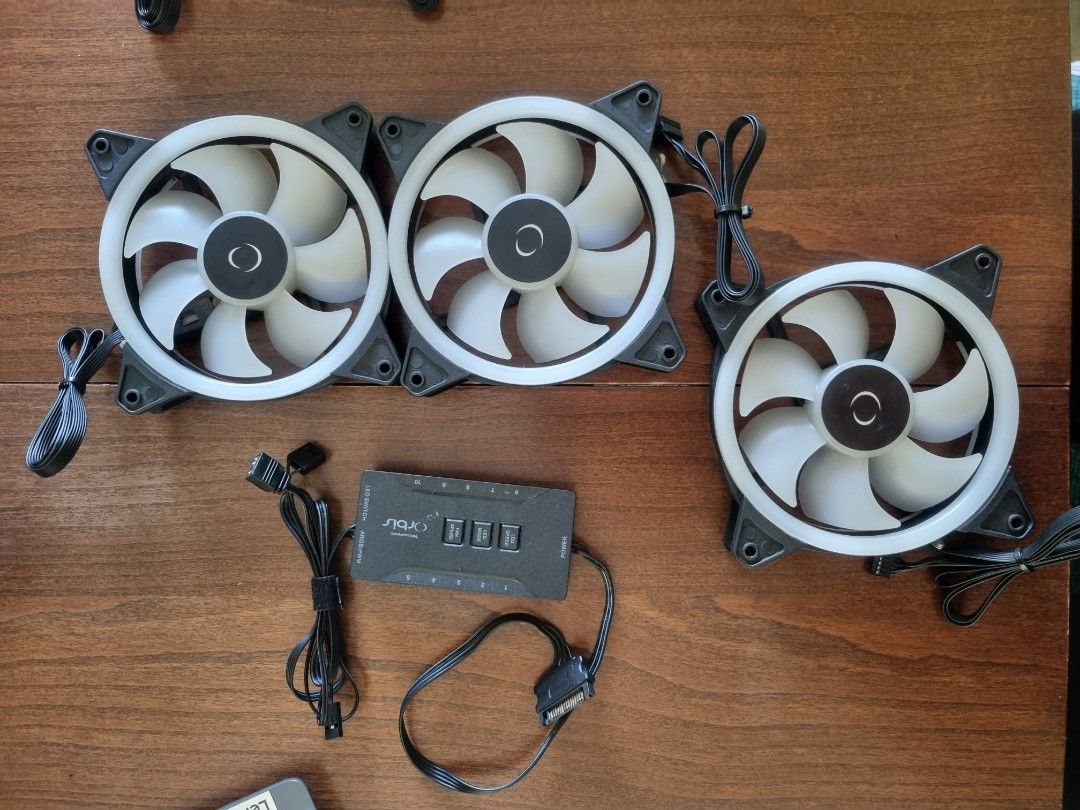 Tecware Orbis F3 with fan controller, Computers & Tech, Parts ...