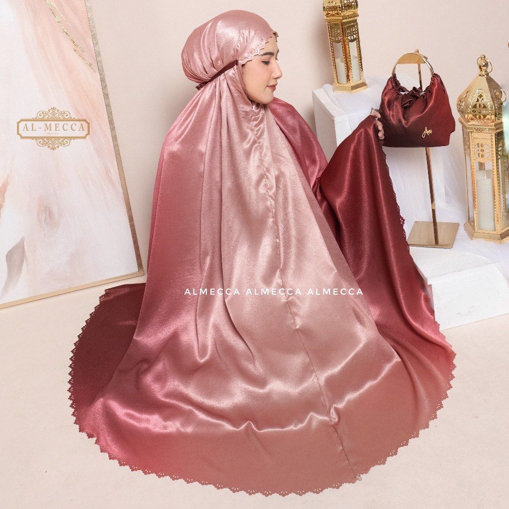 Telekung premium santori, Women's Fashion, Muslimah Fashion, Prayer ...