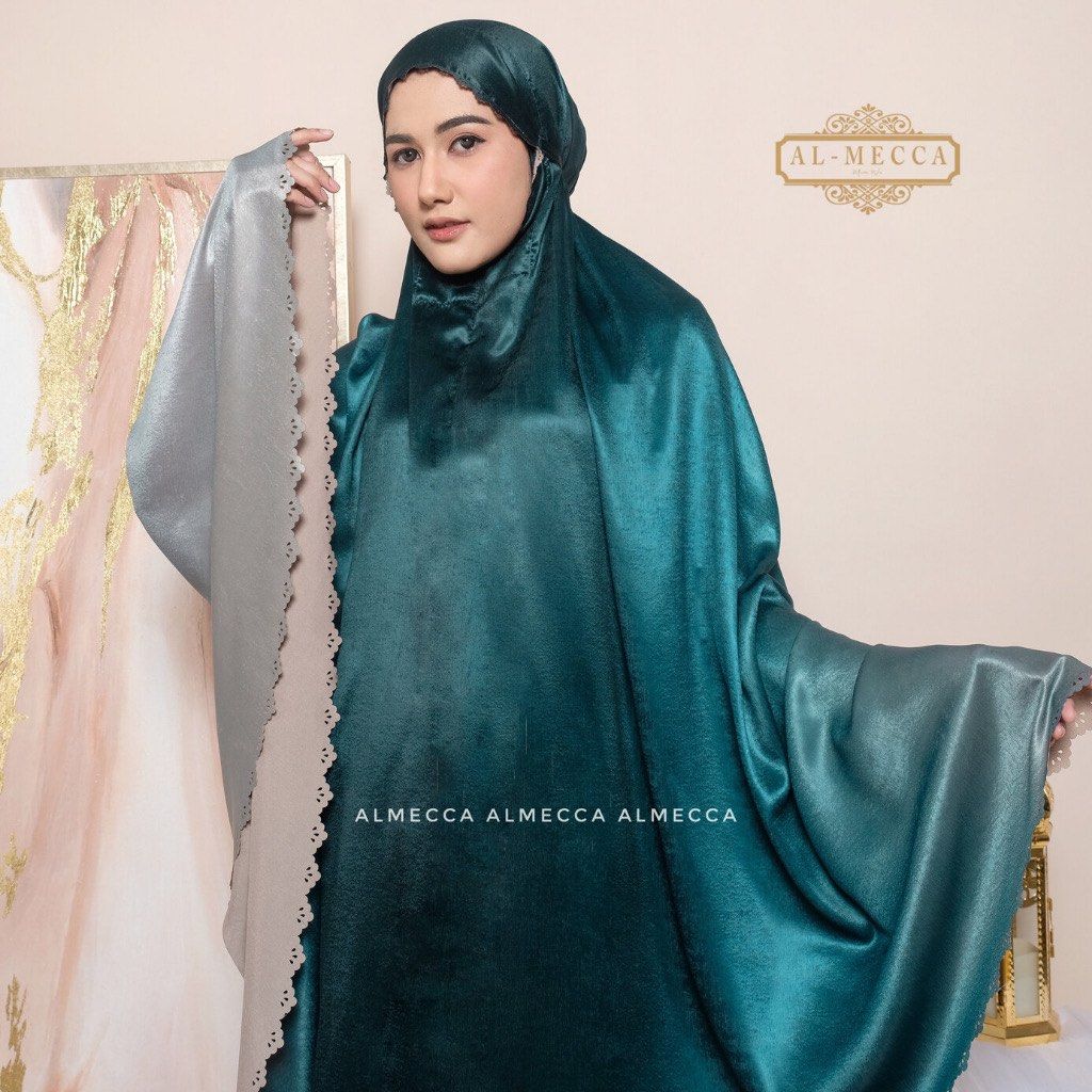 Telekung premium santori, Women's Fashion, Muslimah Fashion, Prayer ...
