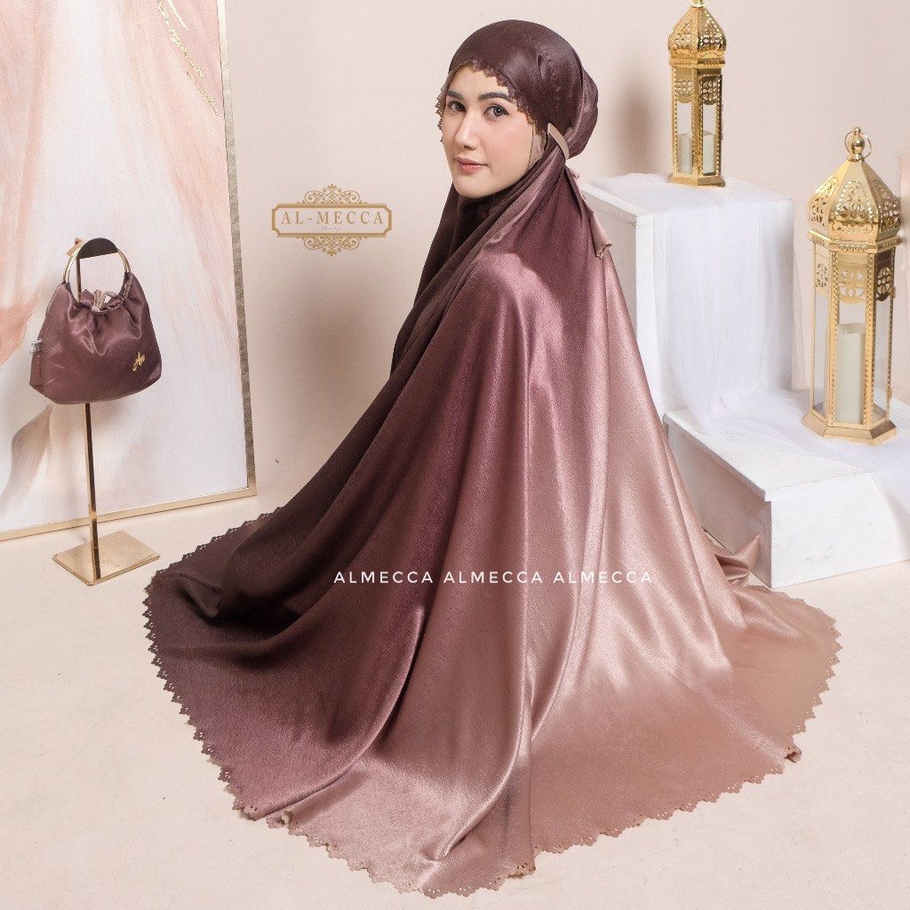 Telekung premium santori, Women's Fashion, Muslimah Fashion, Prayer ...