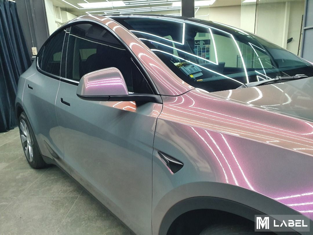 Tesla Full Vinyl Wrap - PET Wraith Luminary, Car Accessories, Car ...