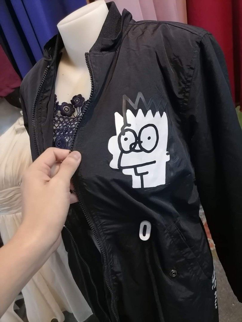 The Simpsons Trench Coat - Nylon Material, Men's Fashion, Coats ...