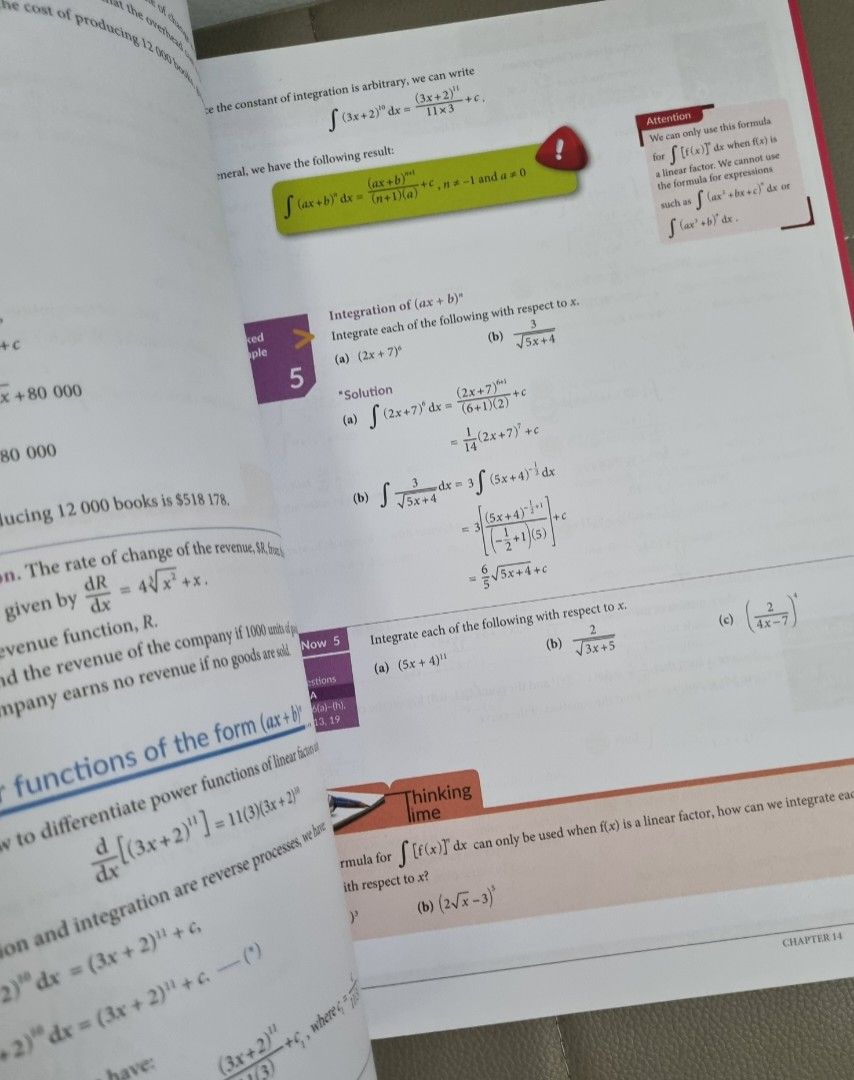 Think Additional Mathematics book B, Hobbies & Toys, Books & Magazines ...