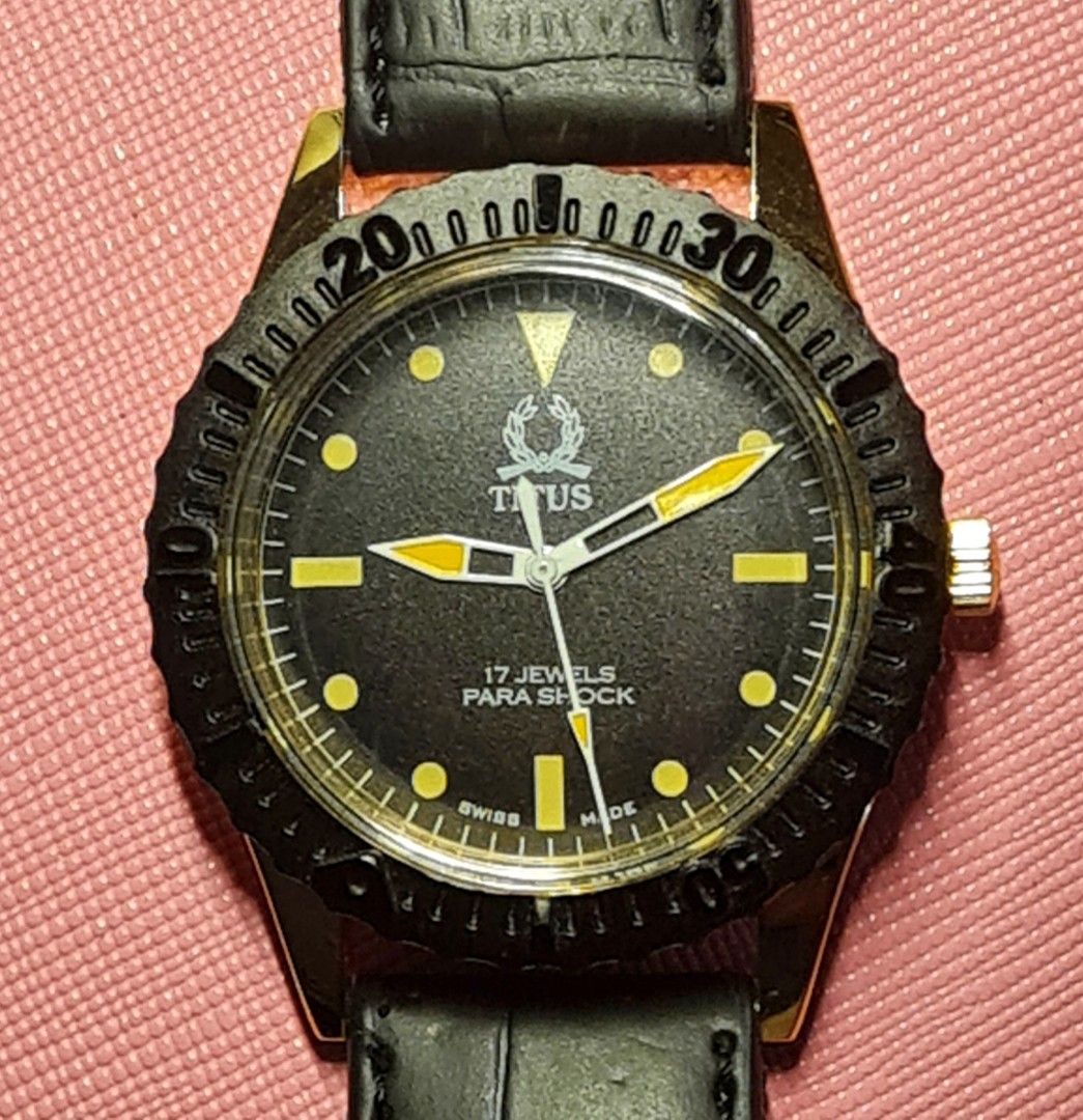#Titus Watch - Rare & Beautiful - 17 Jewels Parashock - Swiss Made, Men ...