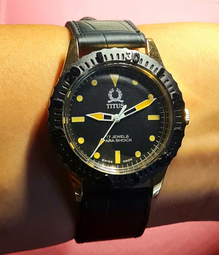 #Titus Watch - Rare & Beautiful - 17 Jewels Parashock - Swiss Made, Men ...