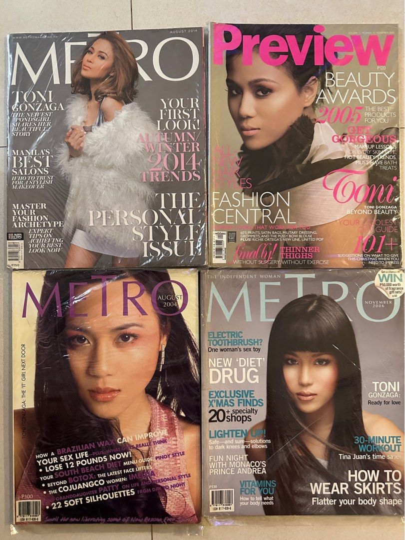Toni Gonzaga magazine bundle, Hobbies & Toys, Books & Magazines ...