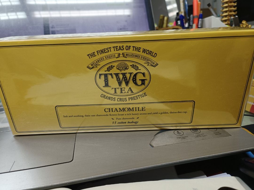 TWG TEABAGS - Chamomile flowers tea (theine-free) unopened, Food & Drinks, Other Food & Drinks ...