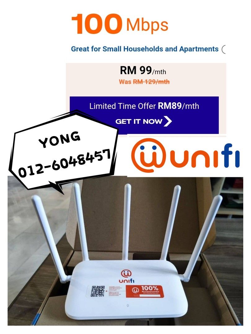 Unifi Rahman internet plan, Computers & Tech, Parts & Accessories, Networking on Carousell