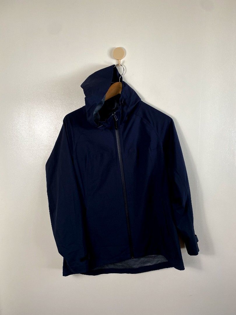 Uniqlo Blocktech Parka Jacket "Navy Blue", Women's Fashion, Coats ...