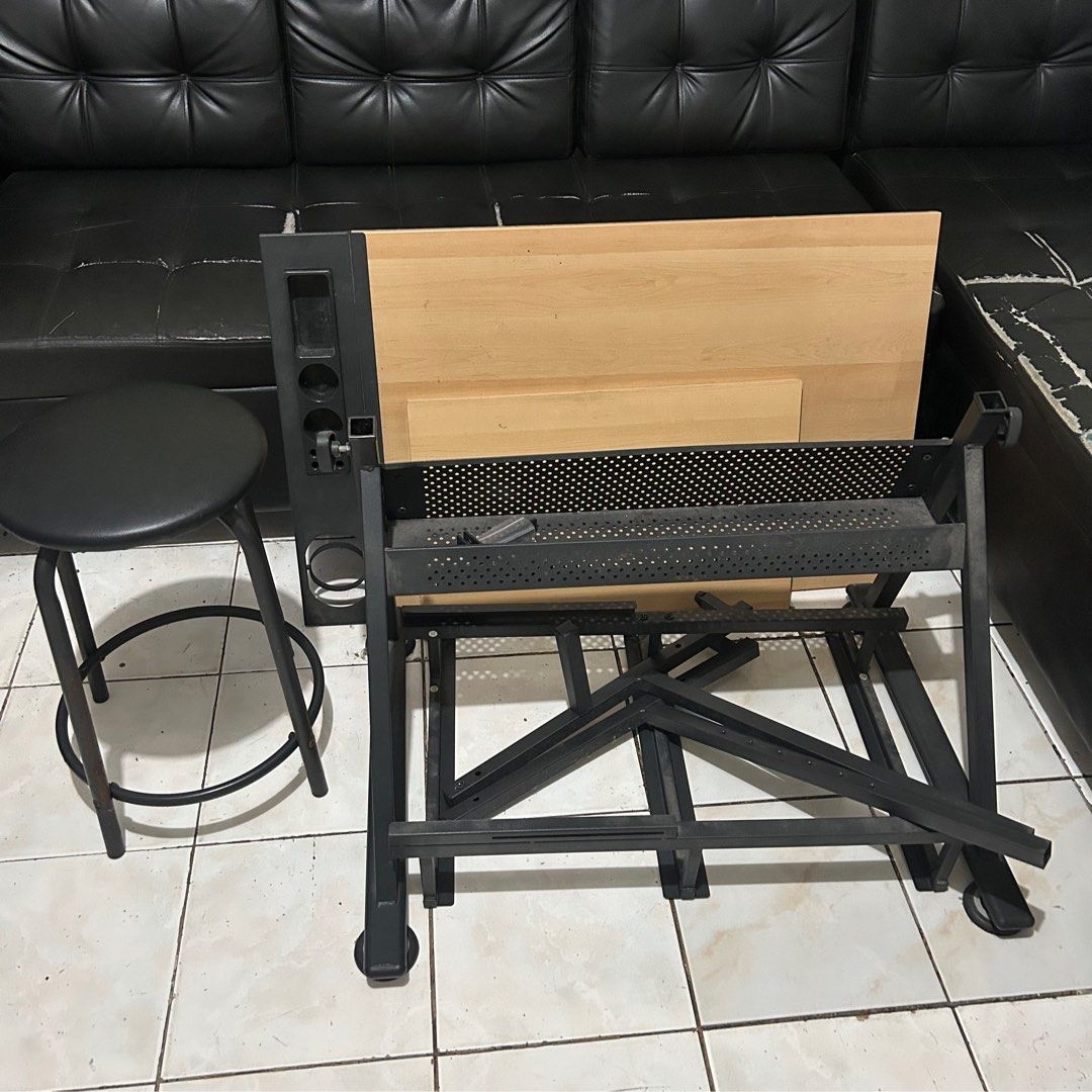 Used Drafting Table, Furniture & Home Living, Office Furniture ...