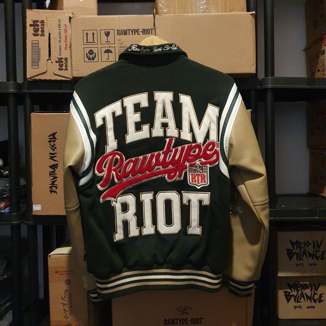 VARSITY CHAMP RAW TYPE RIOT TOMCAT 4 ORIGINAL RAWTYPE JAKET LIMITED ...
