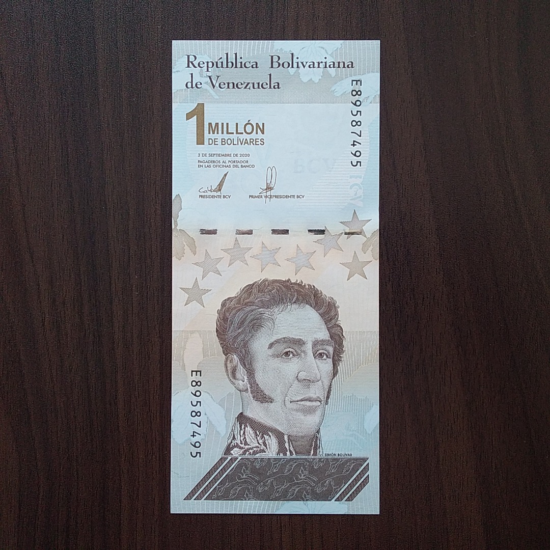 Venezuela 1 Million Bolivares (2020) UNC banknote, Hobbies & Toys ...