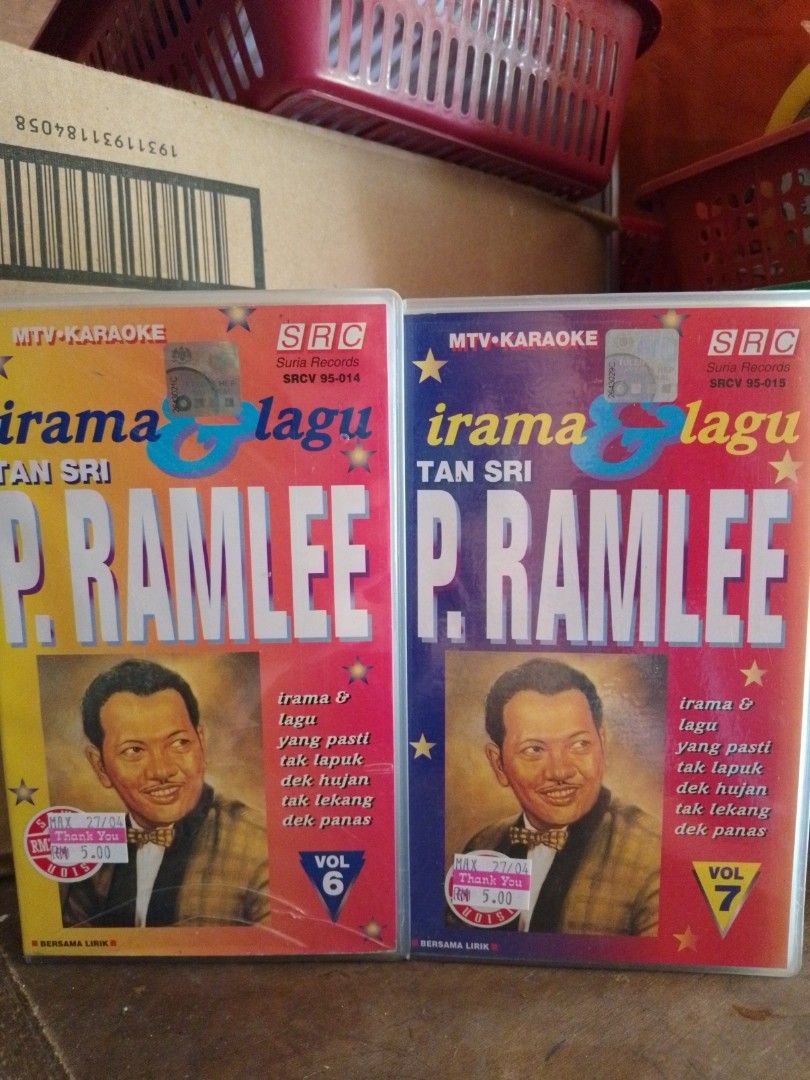 VHS Karaoke P Ramlee Vol.6 & 7 (COMBO), Hobbies & Toys, Music & Media ...