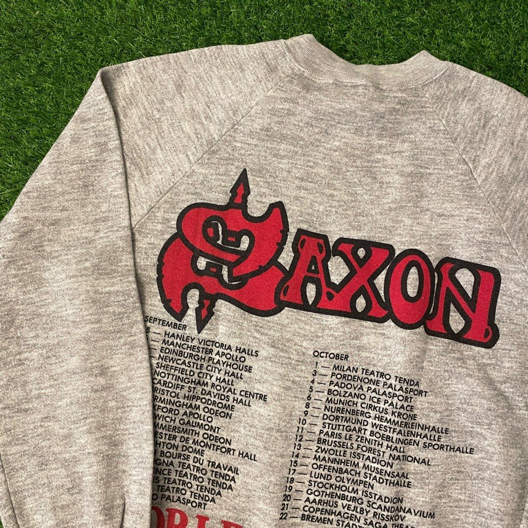 Vintage 1985 Saxon English Heavy Metal Band Innocence Is No Excuse ...