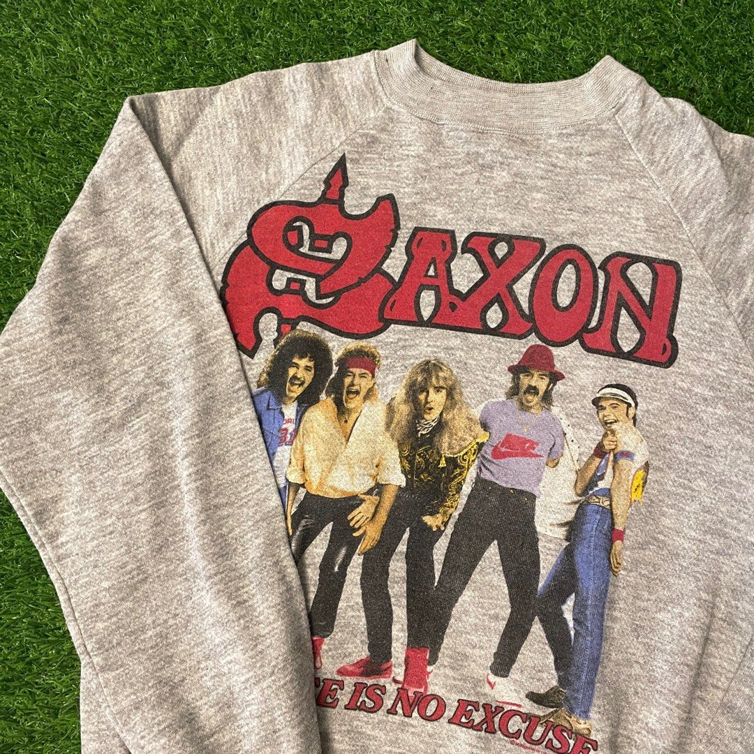 Vintage 1985 Saxon English Heavy Metal Band Innocence Is No Excuse ...