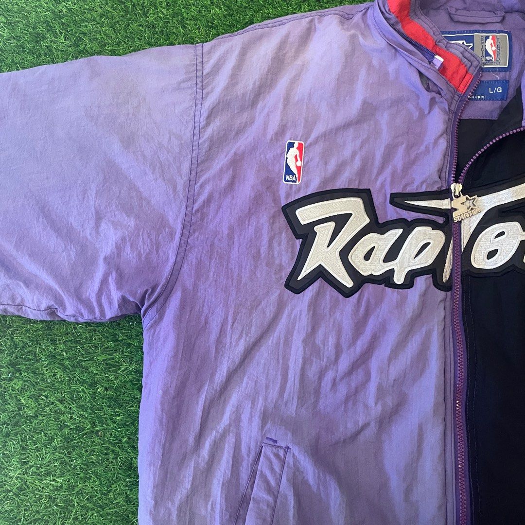 Vintage 90s Starter x NBA Toronto Raptors All Embroidered Puffer Jacket ...