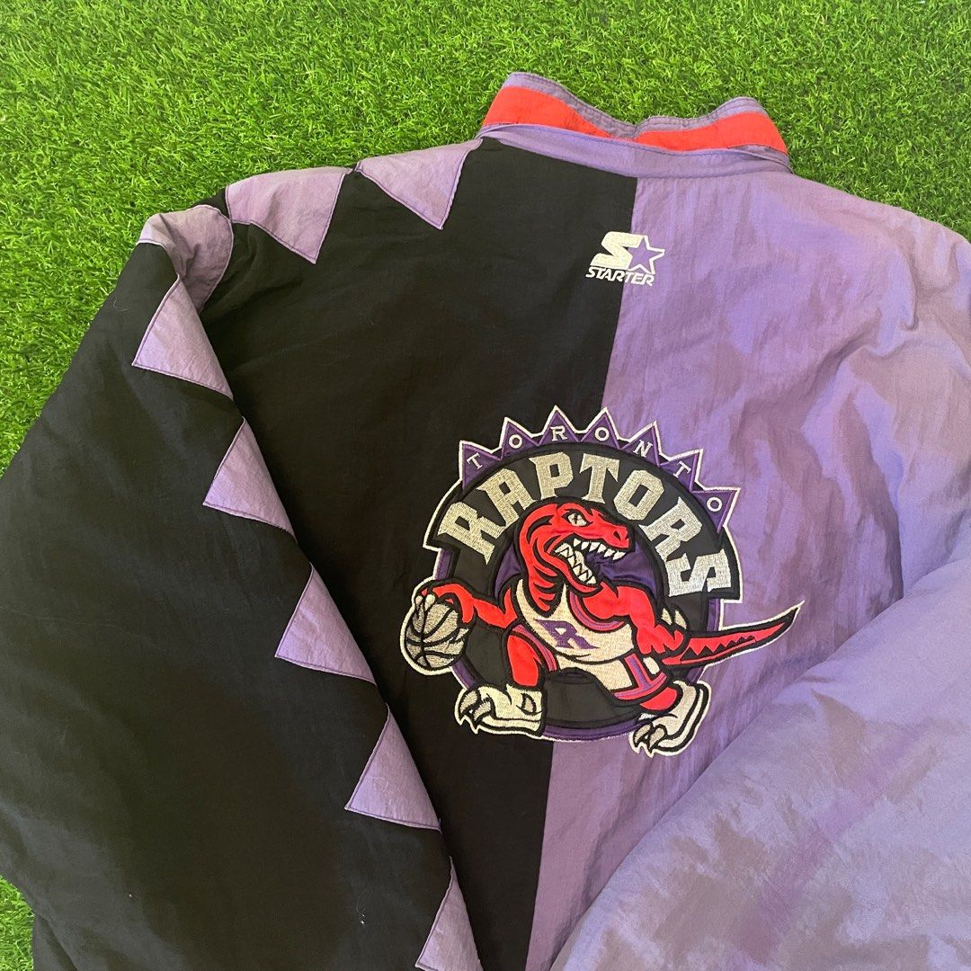 Vintage 90s Starter x NBA Toronto Raptors All Embroidered Puffer Jacket ...