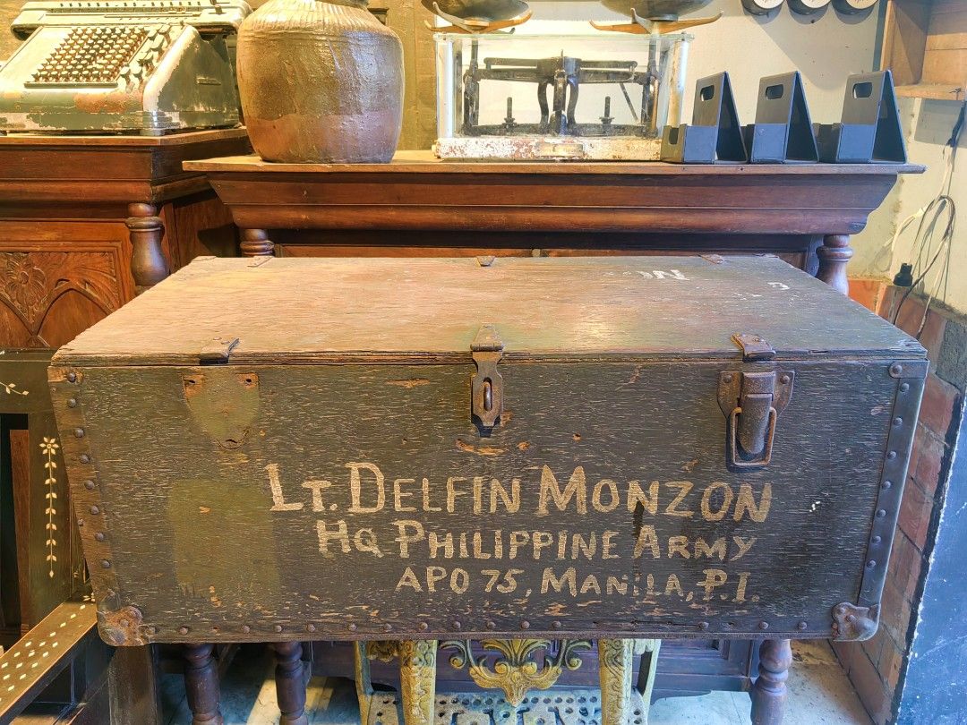 Vintage Philippine Armi Manila PI Baul Ammo Box, Hobbies & Toys ...