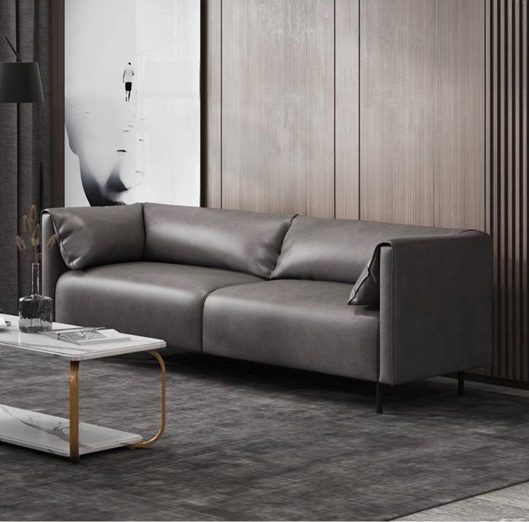 VIO Modern Leathaire Sofa, Furniture & Home Living, Furniture, Sofas on ...