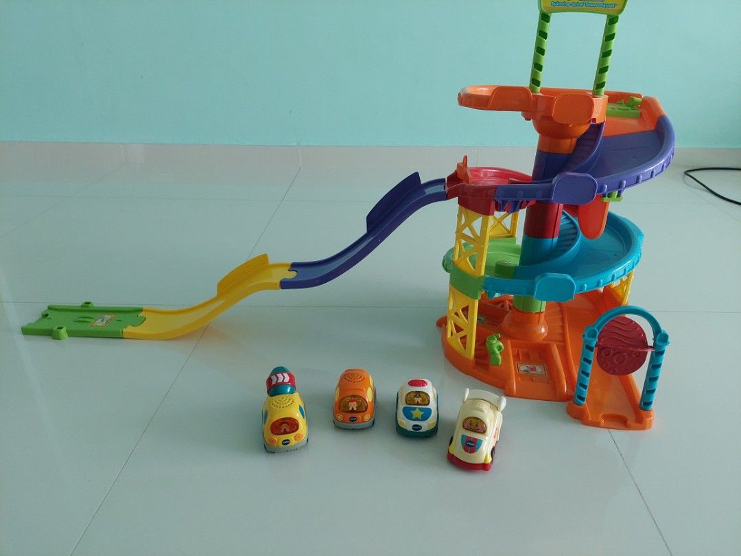 VTech Spinning Spiral Tower Playset and Vtech Cars, Hobbies & Toys ...