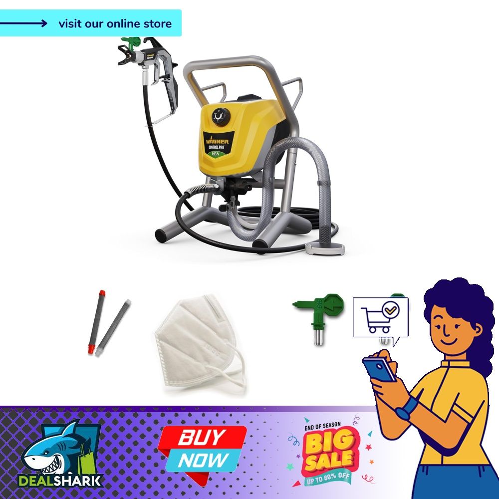 WAGNER Airless ControlPro 250 M Paint Sprayer for dispersion/latex ...