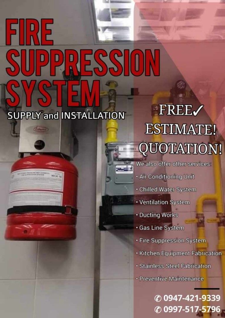 WCk16 Lehavot Brand Kitchen Fire Suppression System Bfp Approved ...