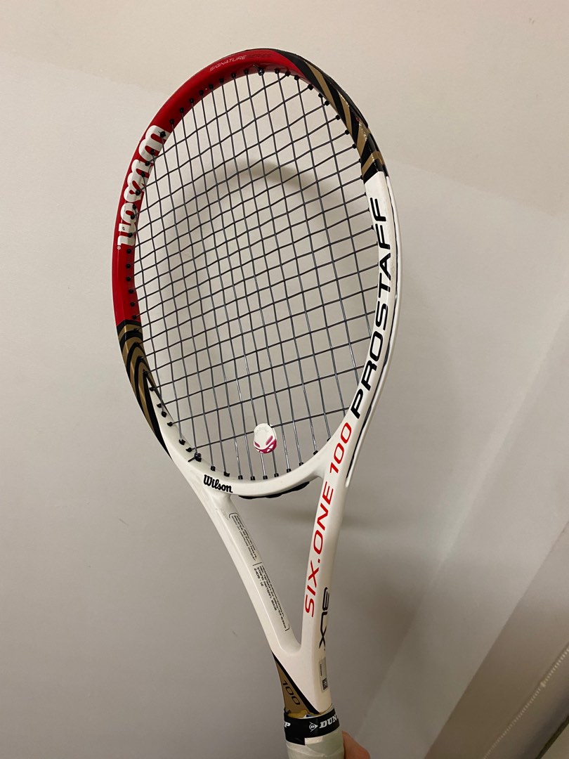 Wilson BLX Pro Staff Six.One 100 Tennis Racket, Sports Equipment ...