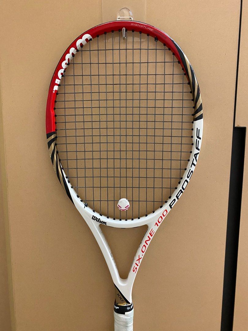 Wilson BLX Pro Staff Six.One 100 Tennis Racket, Sports Equipment ...