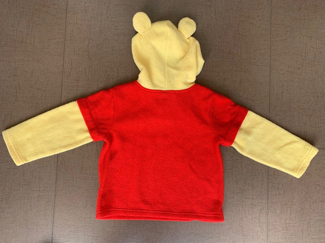 winnie the pooh hood jacket, Babies & Kids, Babies & Kids Fashion on ...