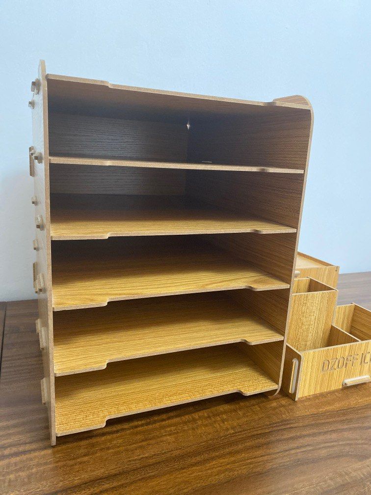 Buy 1 free 2! Wooden Crates Multi-layer a4 file archive shelf ...