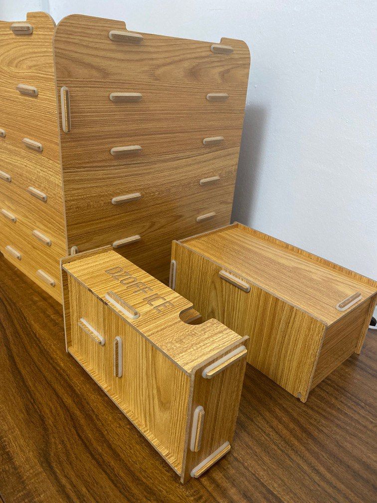 Buy 1 free 2! Wooden Crates Multi-layer a4 file archive shelf ...