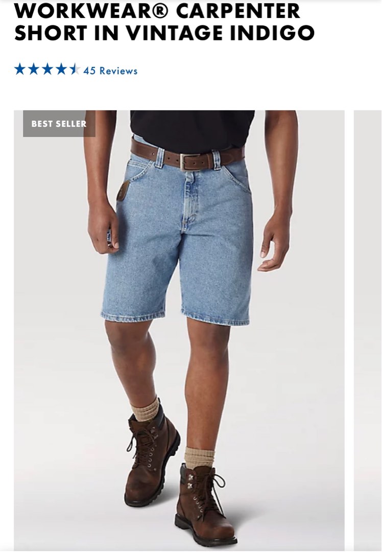 Wrangler Rigs Workwear, Men's Fashion, Bottoms, Shorts on Carousell