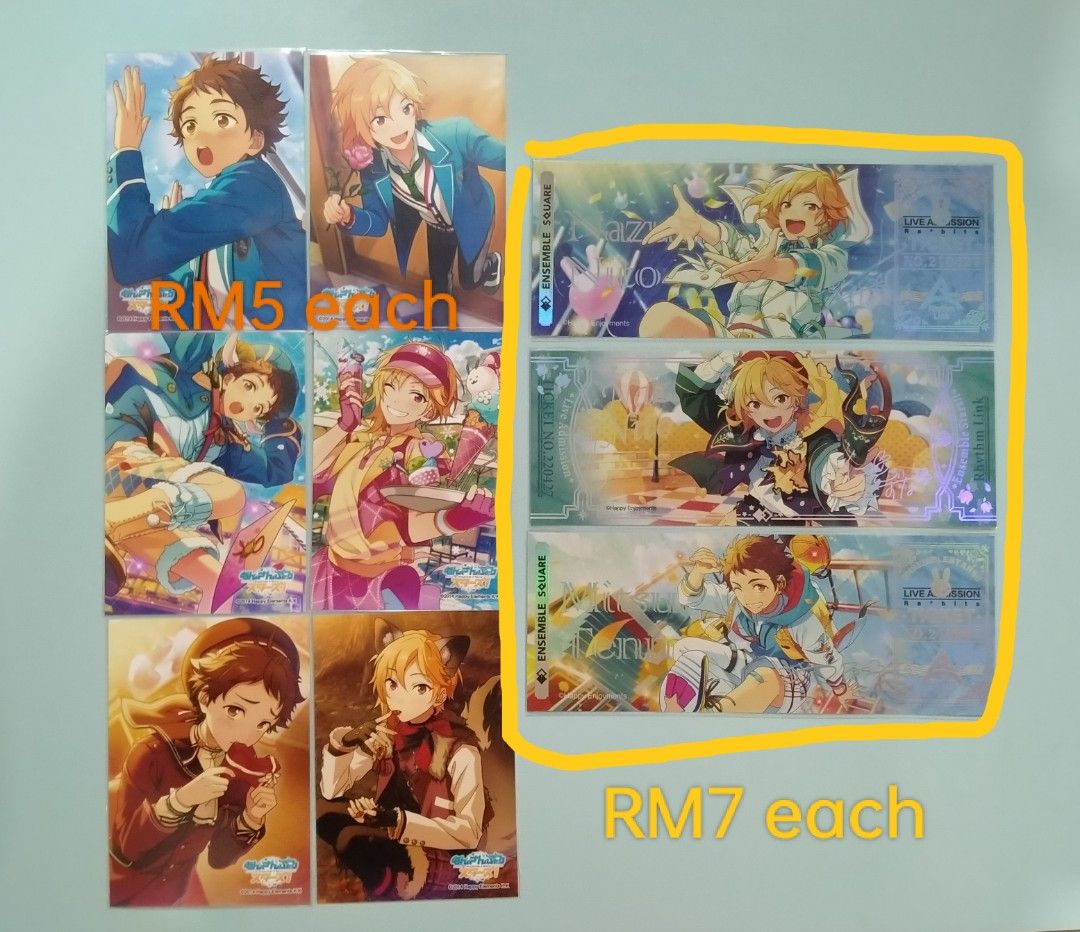 [WTS] Ensemble Stars Rabits 2wink Tenma Mitsuru Nito Nazuna Aoi Hinata ...
