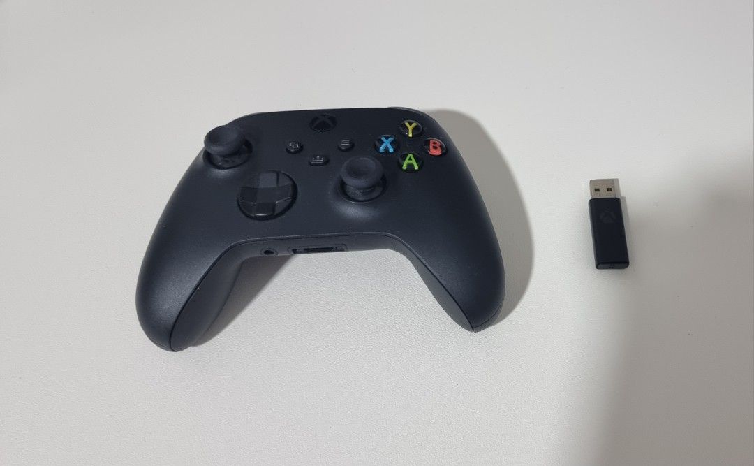 Xbox Series X Controller with PC Adapter / USB Dongle, Video Gaming ...