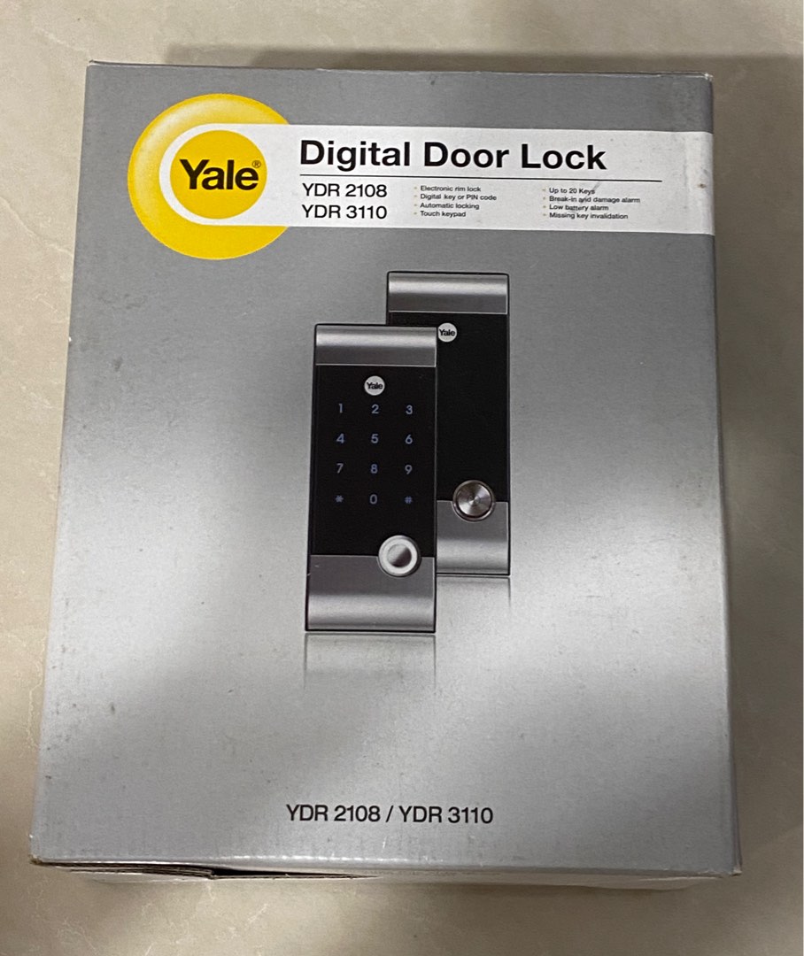 Yale YDR 3110, Furniture & Home Living, Security & Locks, Locks, Doors ...