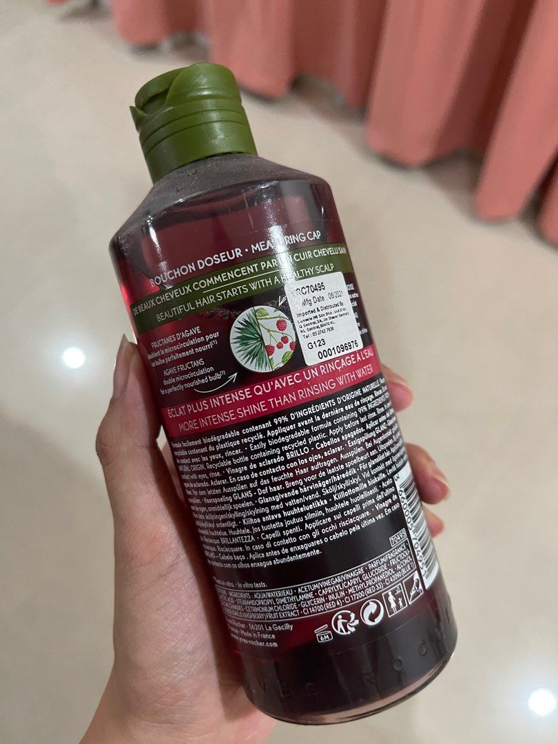 YVES ROCHER rinsing vinegar with raspberry 400ml, Beauty & Personal ...