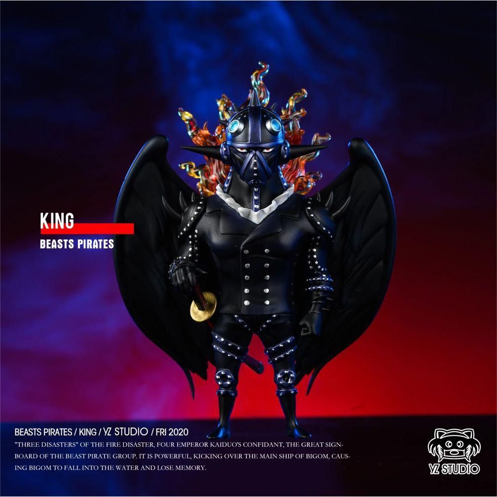 YZ Studio One Piece King Resin Painted Statue Beasts Kaido Pirates WCF ...