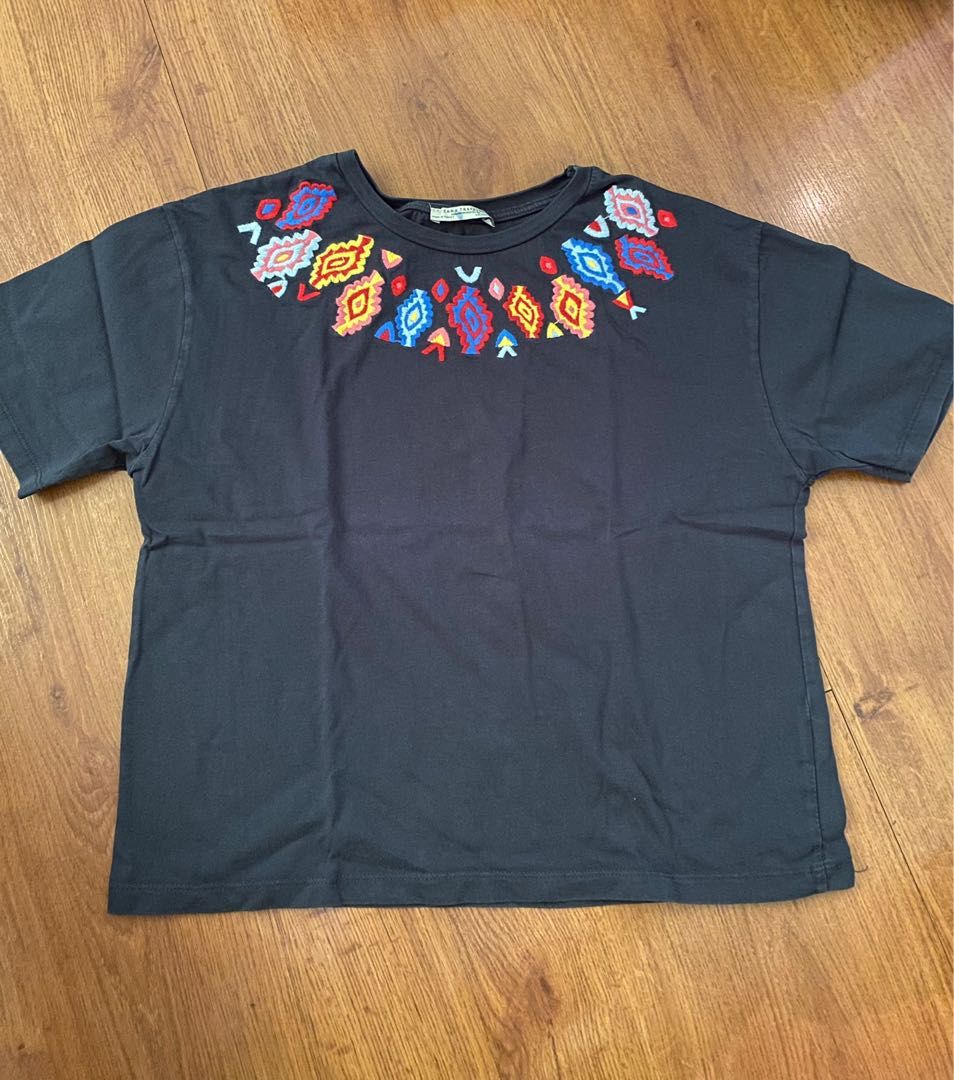 Zara Aztec Design Shirt, Women's Fashion, Tops, Shirts on Carousell