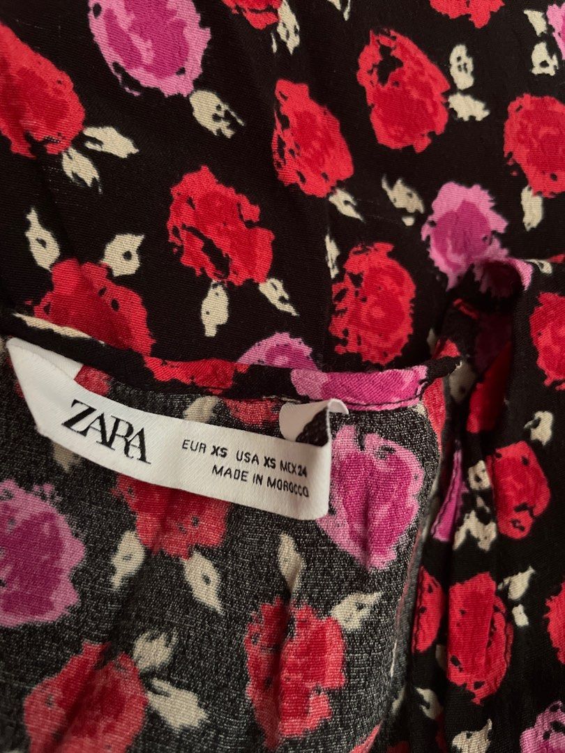 Zara Flora Midi Dress, Women's Fashion, Dresses & Sets, Dresses on ...
